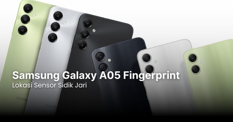 Samsung Galaxy A05 Fingerprint: Lokasi Sensor Sidik Jari